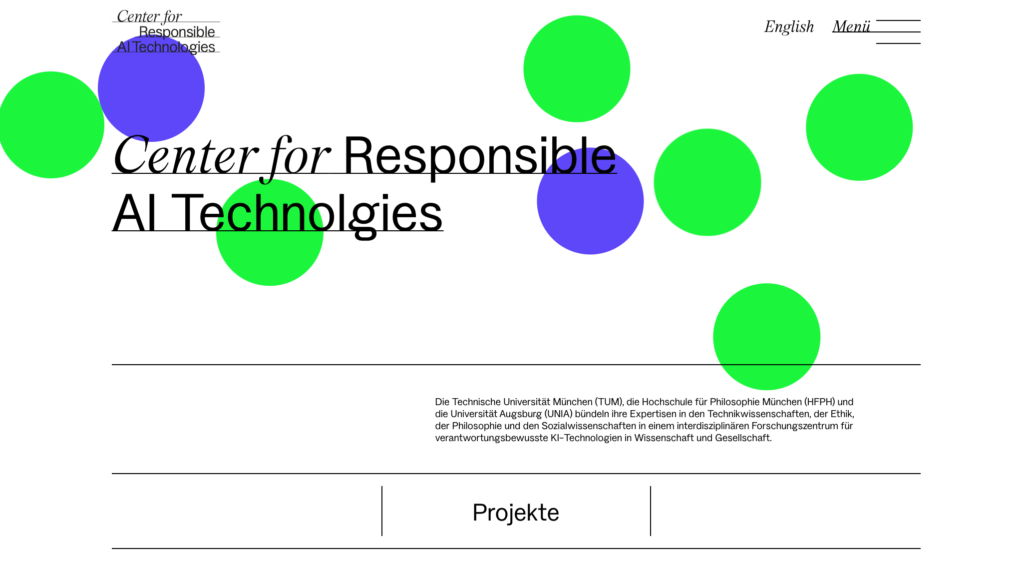 Projekte – Center for Responsible AI Technologies